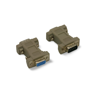 2in VGA-EGA Monitor Adapter Multisync HD15 Female to Card DB9 Male ...
