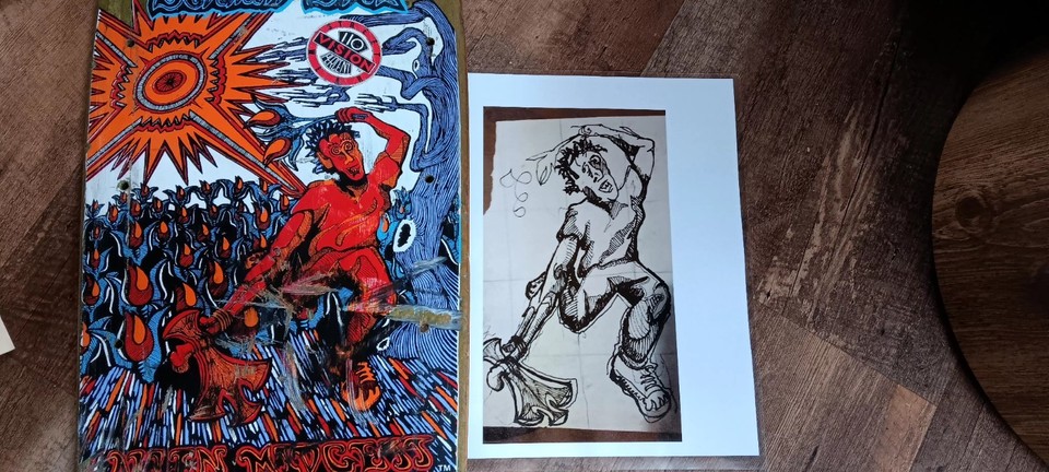 OG 80s Schmitt Stix Allen Midgette Flower Picker Complete Skateboard | eBay