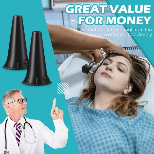 200 Pcs Otoscope Tips Plastic Disposable Ear Specula Cover Replacement ...