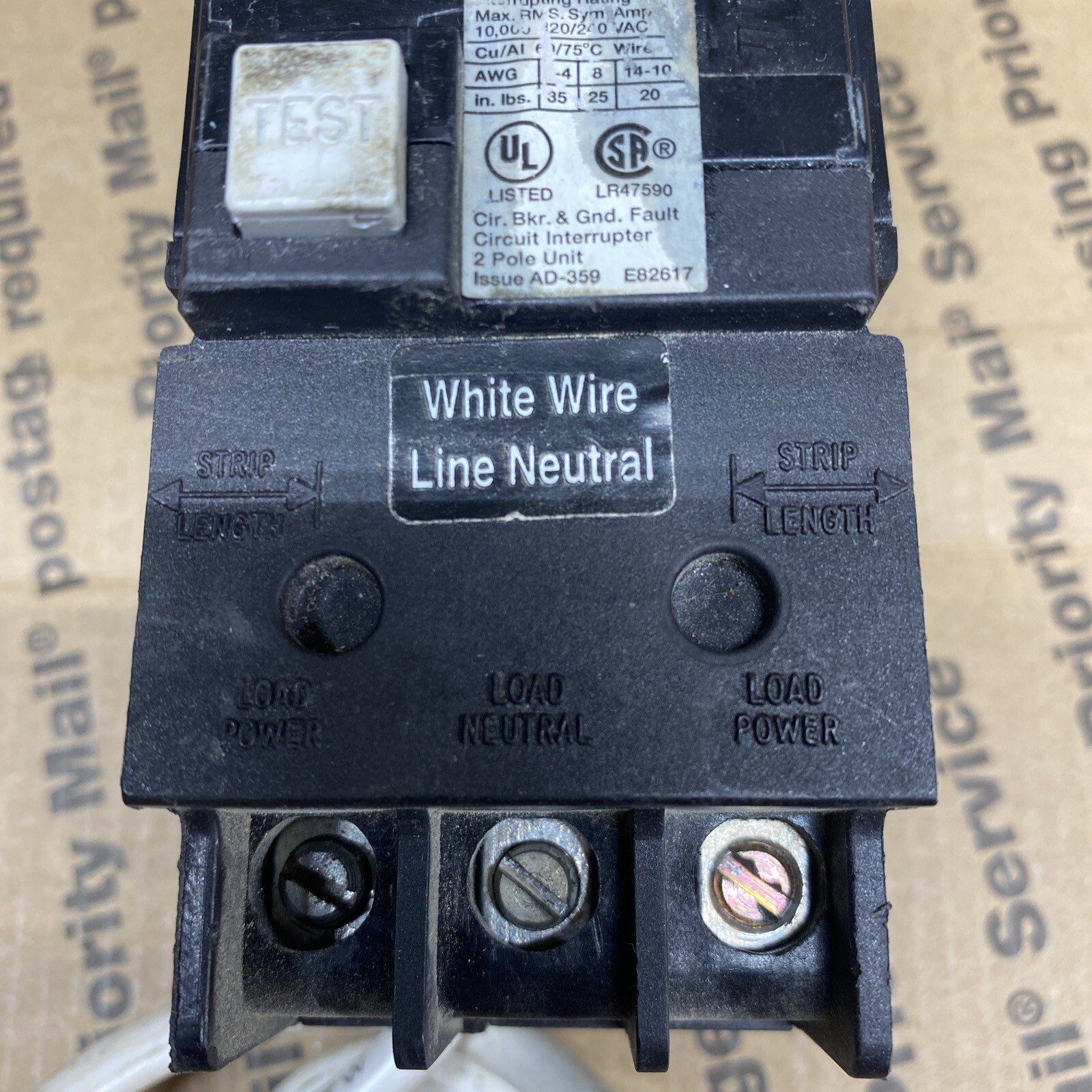 New Siemens QF250A 2 Pole 50 Amp 120 240V AC Type QPF Plug On GFCI GFI ...