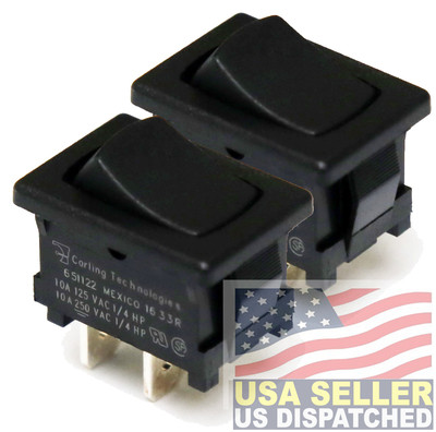 Carling Technologies 10A at 250V Switch,Rocker (Pack of 2) | eBay