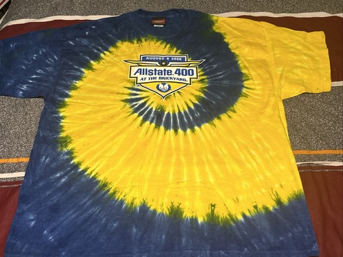Allstate 400 At The Brickyard NASCAR T-Shirt 2006 Tie Dye Men’s Size ...