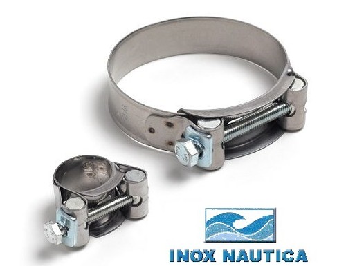 FASCETTE STRINGITUBO RINFORZATE CON BULLONE ACCIAIO INOX AISI 304 VARIE ...