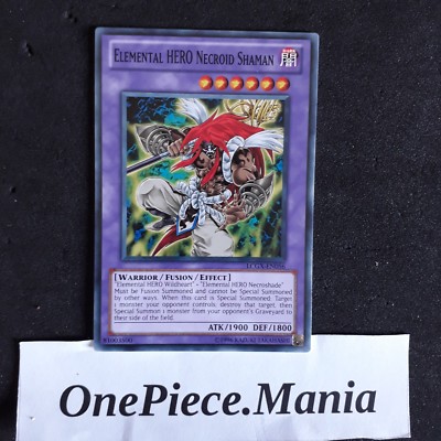 Yu-Gi-Oh! Elemental HERO necroid Shaman LCGX-EN056 | eBay