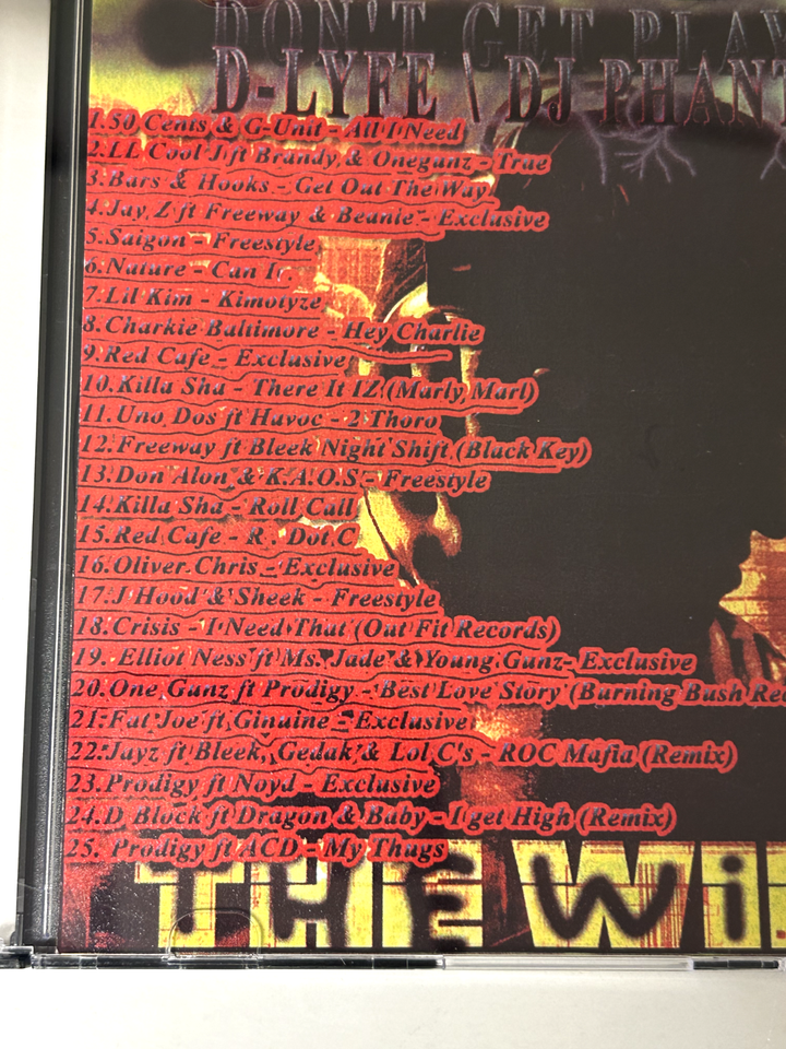 RARE D-LYFE & DJ PHANTOM THE WIRE NYC MIXTAPE MIX CD QUEENS KILLA SHA ...