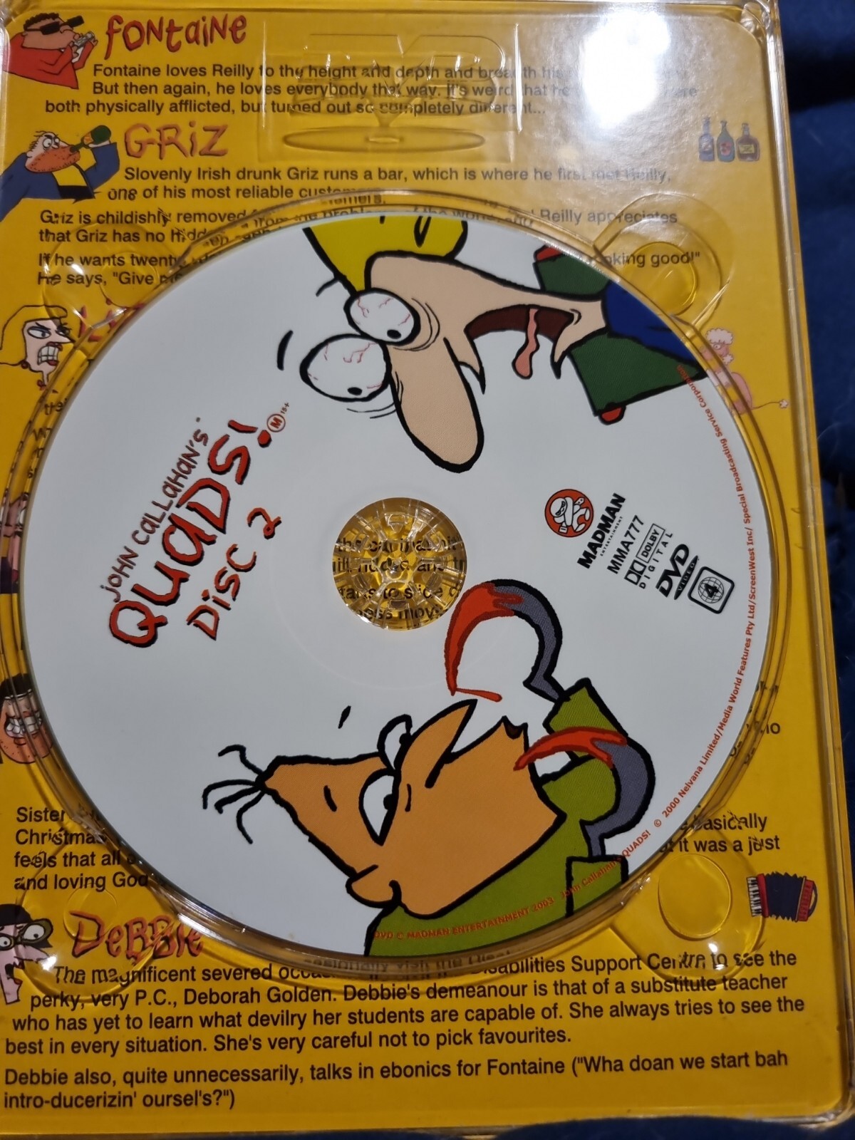 Quads - John Callahan (DVD, 2001, Region 4) Best Of Series One VGC FREE ...