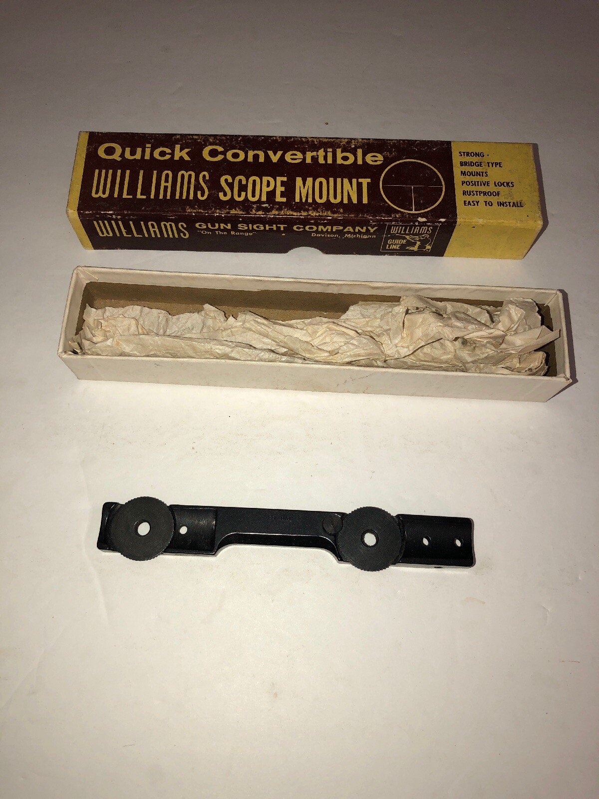 Vintage Williams Quick Convertible Scope Mount TM-SW-MAU-RARE ...