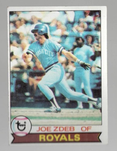 1979 Topps Joe Zdeb Kansas City Royals #389 Excellent | eBay