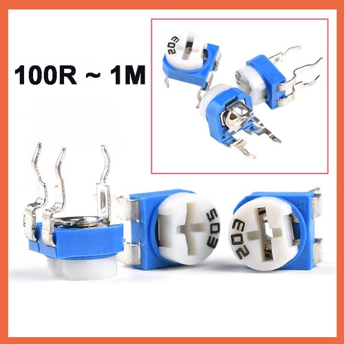 Trimmer Potentiometer Variable Adjustable Resistor Trimpot 100R to 1M ...