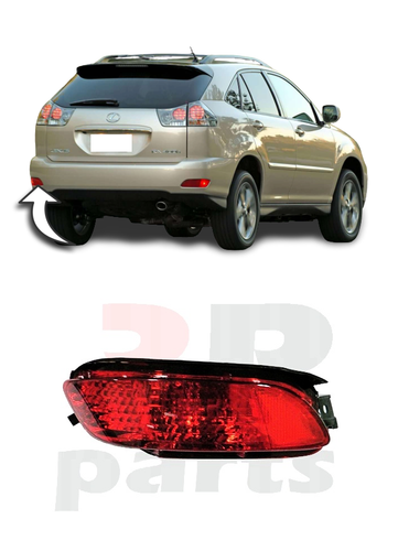 FOR LEXUS RX 330 350 400H 2003-2009 REAR BUMPER TAIL FOG LAMPS LIGHT ...