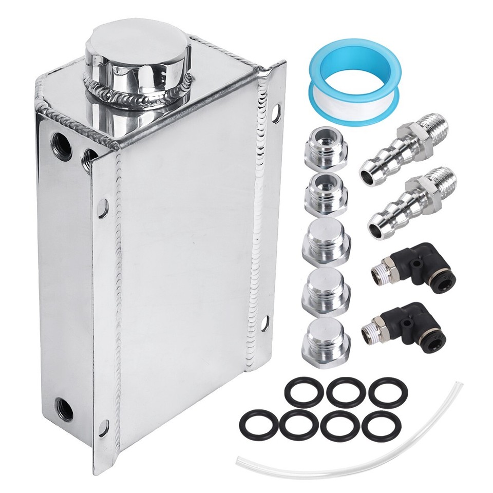 0.52 Gallon 2L Fuel Tank With Cap And Level Sender Polished Aluminum ...