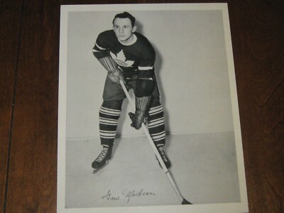 1945-54 Quaker Oats Hockey Gus Mortson Toronto Maple Leafs home ...