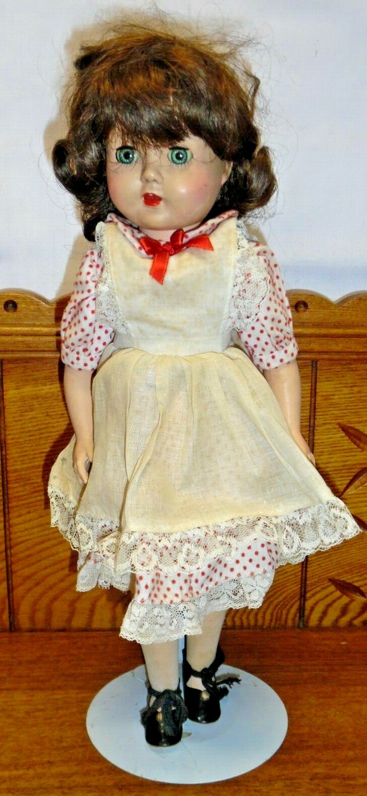Vintage Hard Plastic LuAnn Simms Walker Sleepy Eye Doll USA - 14.5 ...