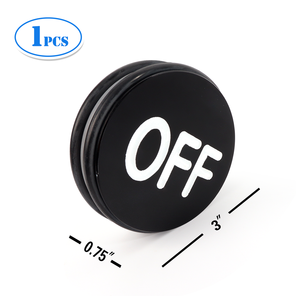 3-Inch Double-Sided Casino Acrylic Craps ON/OFF Puck Button, Craps ...