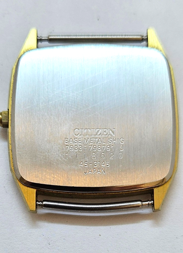 Vtg Citizen 7933-79879 Gold Tank Quartz Men's Watch JAPAN | eBay