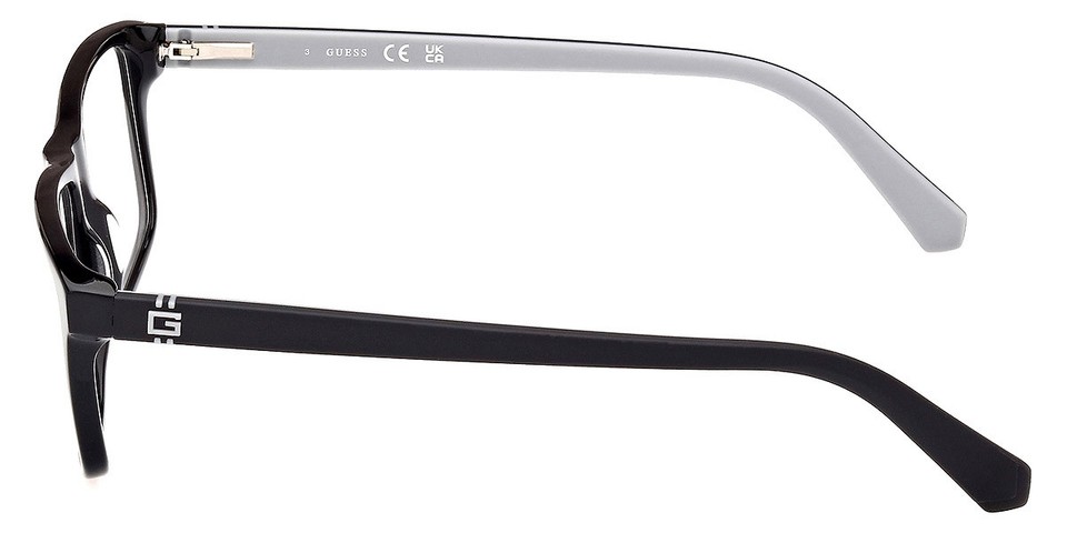 Guess GU50130 Eyeglasses Men Shiny Black 55mm New 100% Authentic | eBay