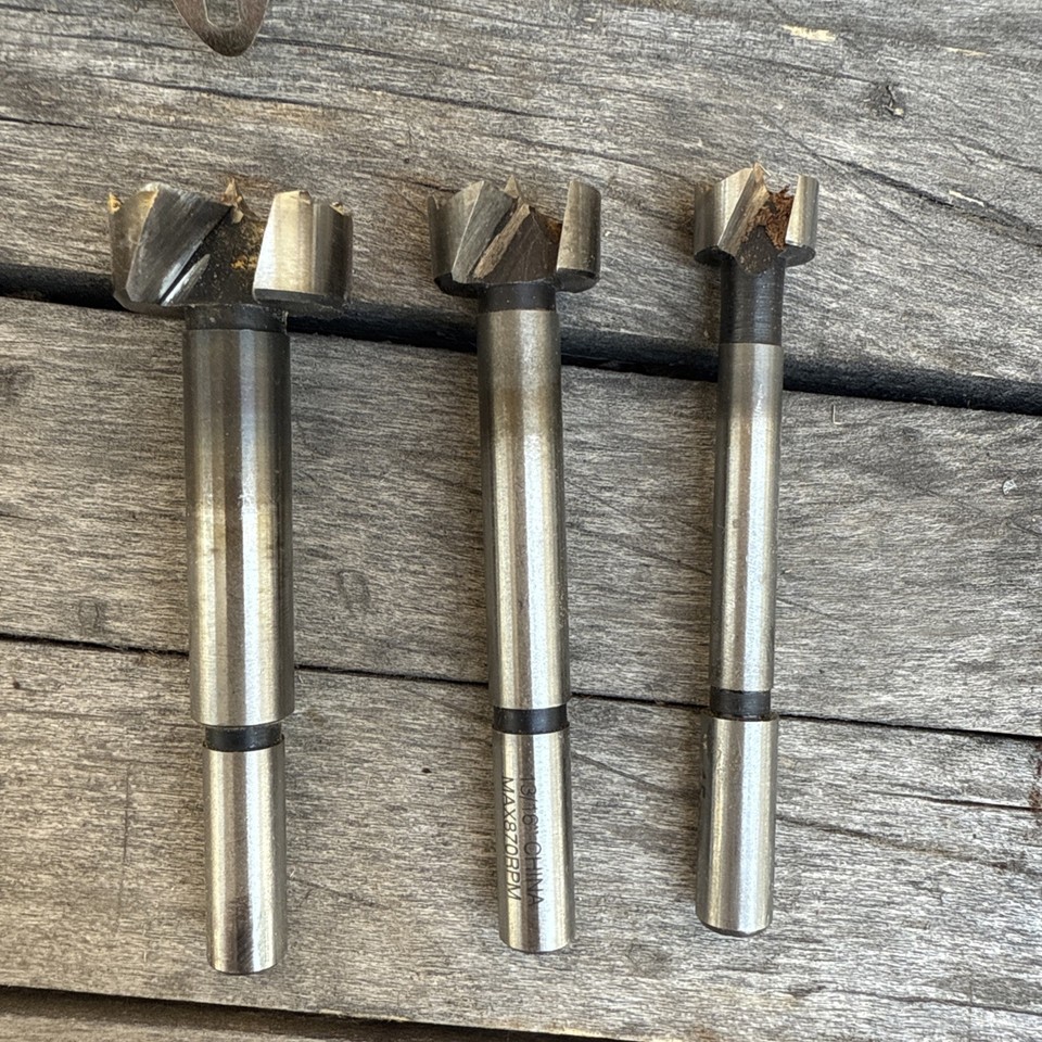 19 Piece Forstner Bit Set 1/4-inch to 2-1/8-inch Boxed Set | eBay