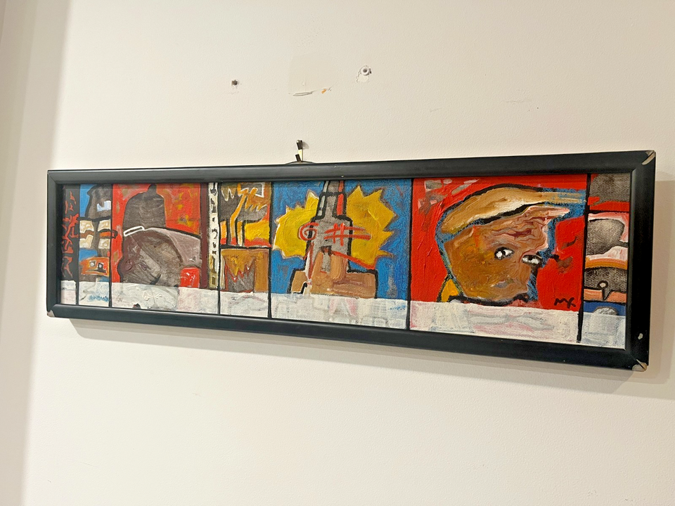 Acrylic on Canvas Original Painting 'Comic Strip III Mixed Media ...