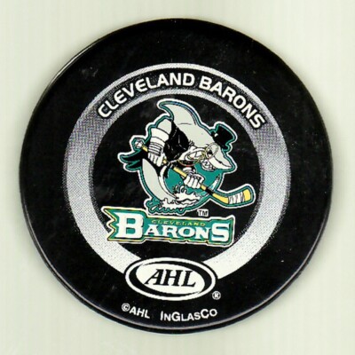 GAME PUCK - AHL CLEVELAND BARONS 2004-2006 OFFICIAL DEFUNCT #MD11201 ...