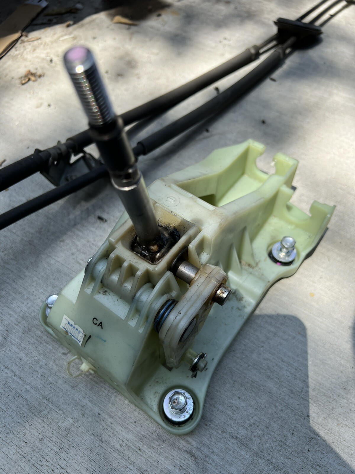 04-08 TSX K24A2 K24 SHIFT SHIFTER BOX & CABLES MANUAL 6 SPD 03-07 ...