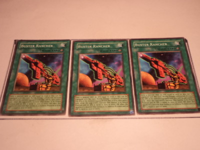 3X Buster Rancher PGD-085 Yugioh Yu Gi Oh! 3 Playset | eBay