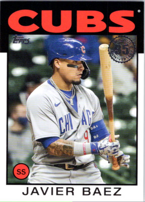 2021 Topps Update '86 Topps #86B8 Javier Baez Chicago Cubs | eBay