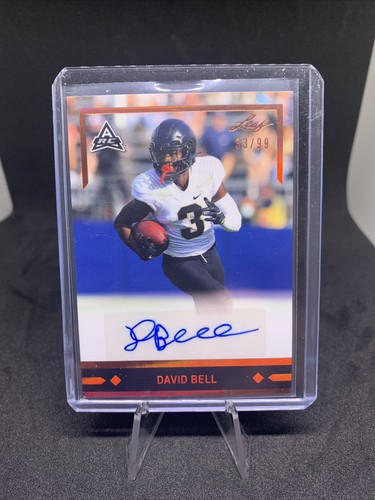 David Bell Rookie Auto 2022 Leaf Ultimate Autograph Card Purdue Browns ...