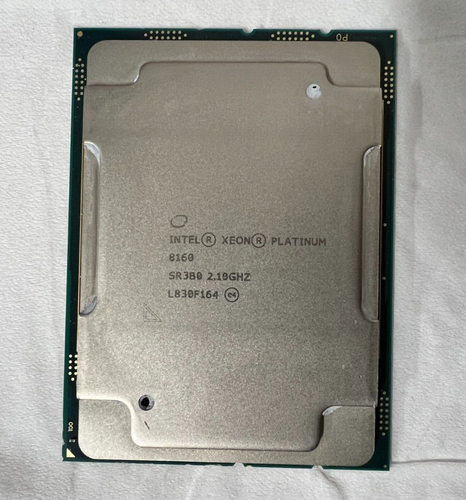 Intel Xeon Platinum 8160 @2.10GHz 24-Core 48Threads 33MB Cache ...