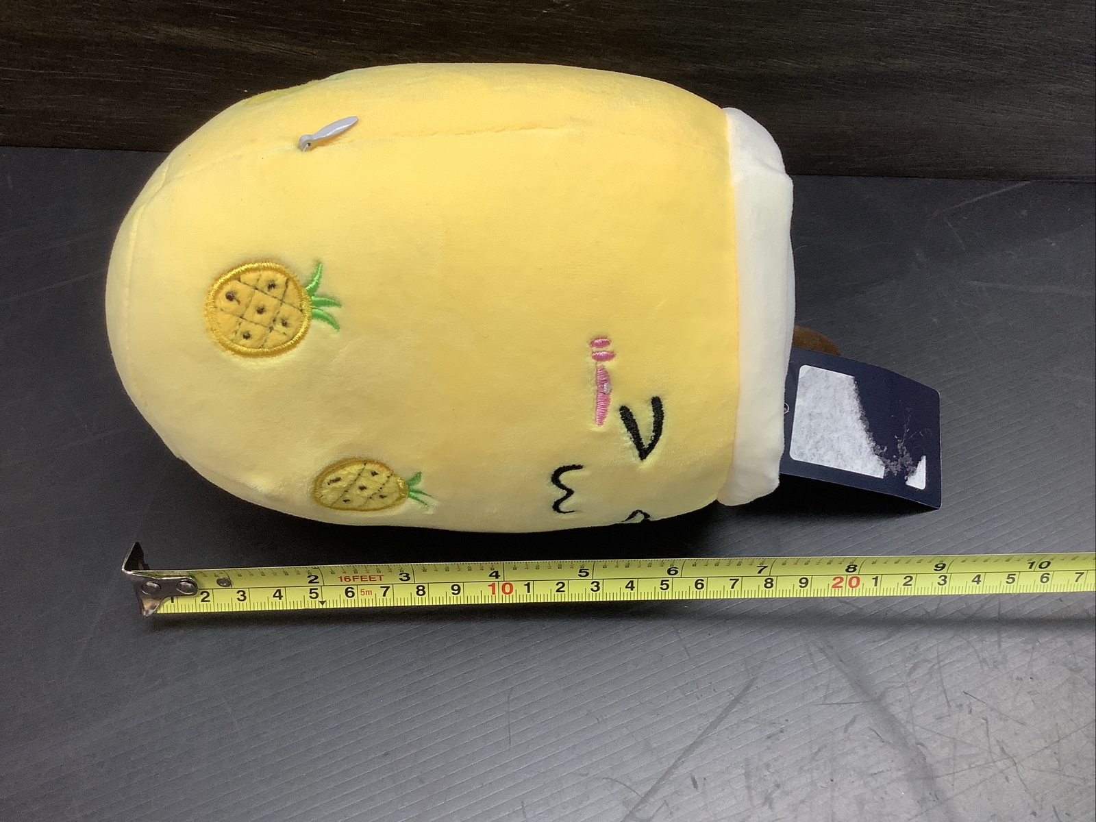 Cute yellow Boba Milk Tea Plushie Toy Soft Stuffed Taste Milk Tea ...