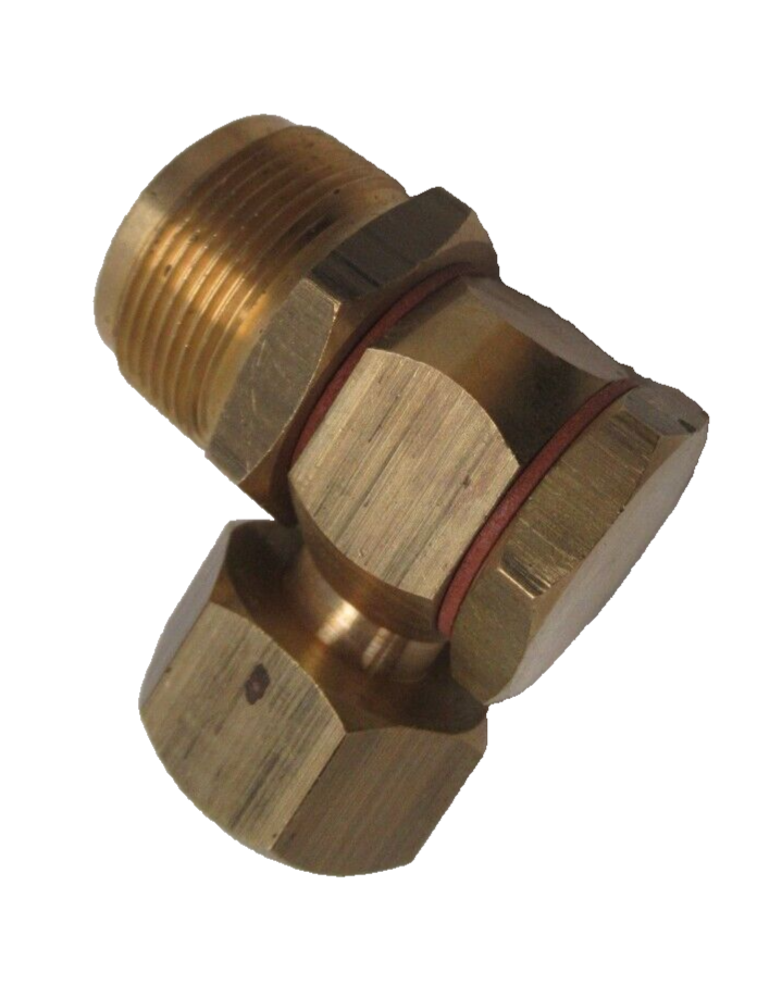 Rochester Quadrajet 4bbl Carburetor Fuel Banjo Inlet Fitting Adapter ...