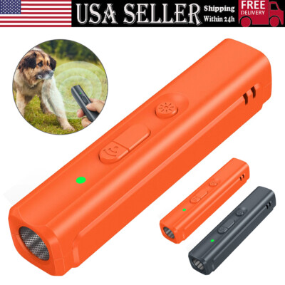 Ultrasonic Pet Dog Repeller Anti Barking Stop Bark Training Device ...