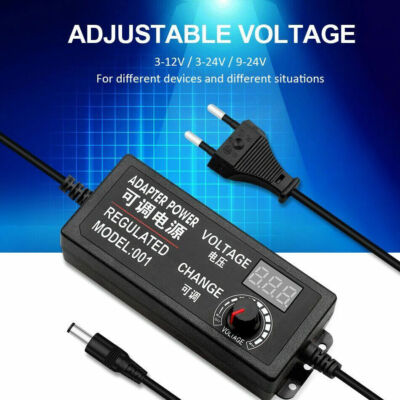 Adjustable power supplies Voltage 3 to 24V AC/DC Switch Power Supply ...