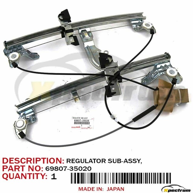 OEM TAILGATE POWER WINDOW REGULATOR REAR FOR 03-09 TOYOTA 4RUNNER BRAND ...