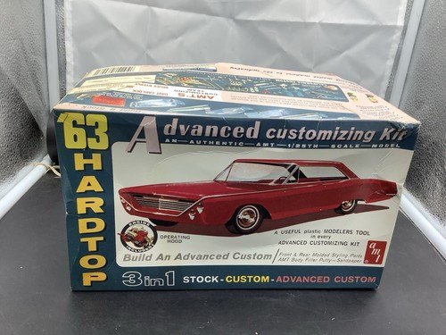 VINTAGE MODEL KIT -AMT # 6003 ‘63 HARDTOP 3n1 OPEN | eBay