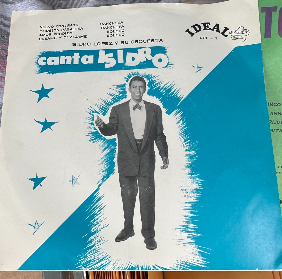Latin 45 LOT Tejano Tex Mex Orquesta IDEAL EP Isidro Lopez Tony De La ...