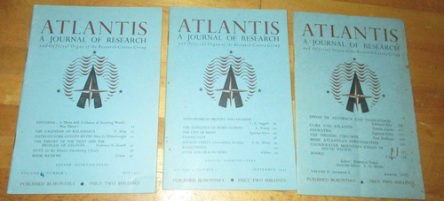 Atlantis: A Journal of Research edited by Egerton Sykes Volume 4 Lot ...