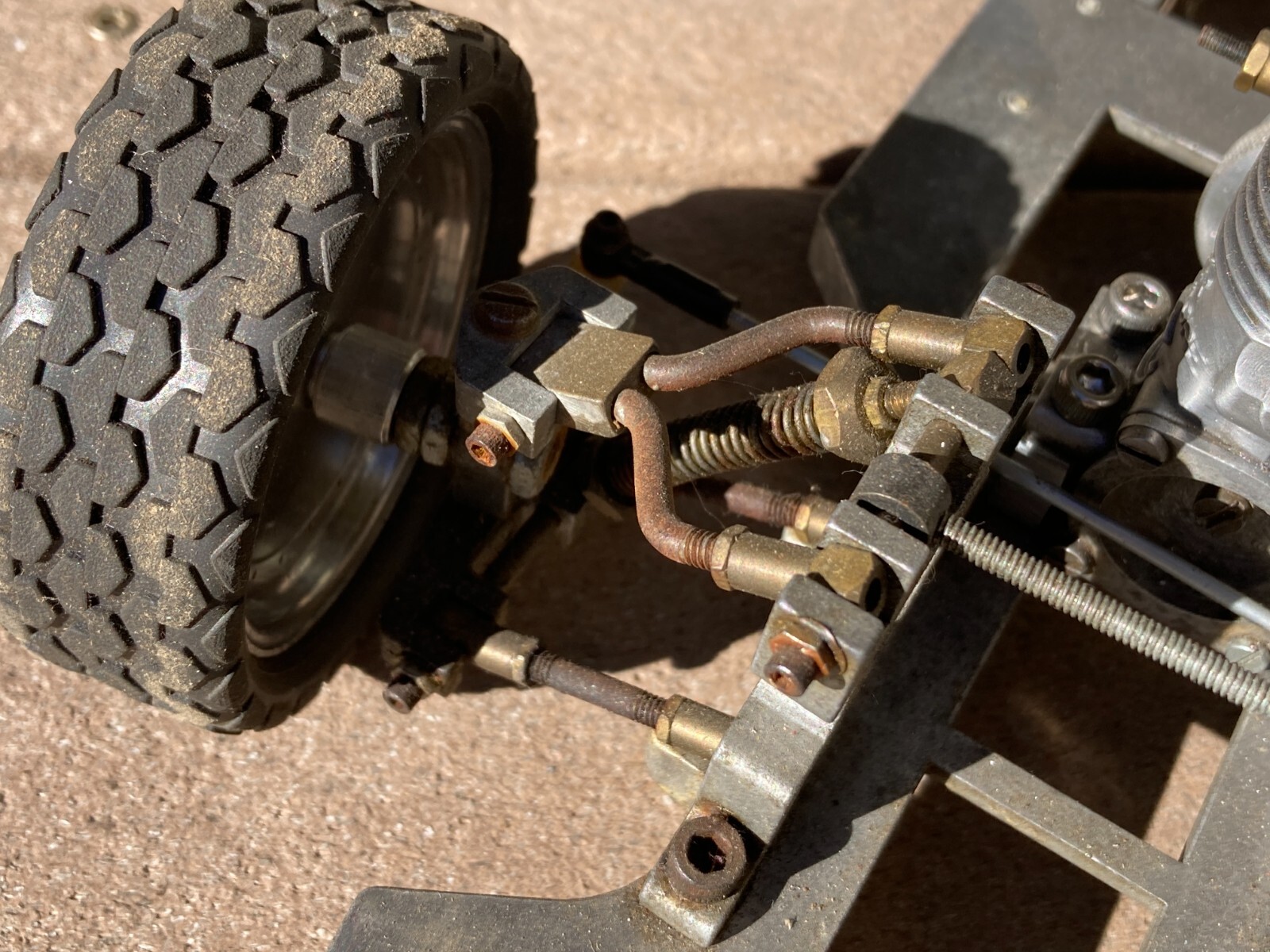 VINTAGE 1/8 SCALE DYNAMIC RC CAR EXTREMELY RARE FROM THE BEGINNINGS OF ...