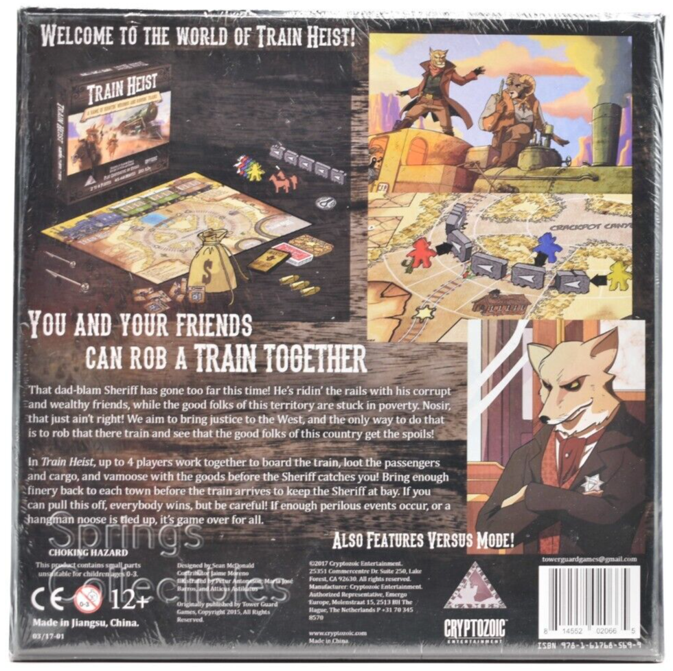 Train Heist Board Game - Cryptozoic Games (2017) New in Shrink | eBay