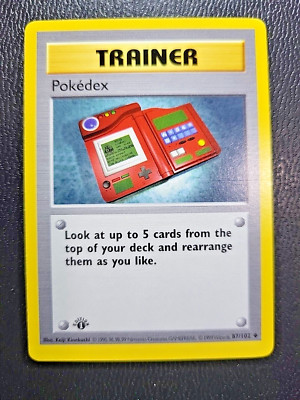 1999 Pokemon Base 1st Edition #87 Pokedex Pokemon Gaming | eBay