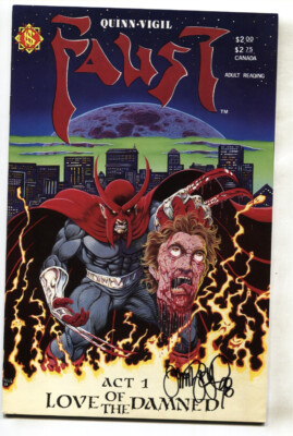 Faust #1 1989 signed by Tim Vigil-Rebel - First issue - comic book | eBay