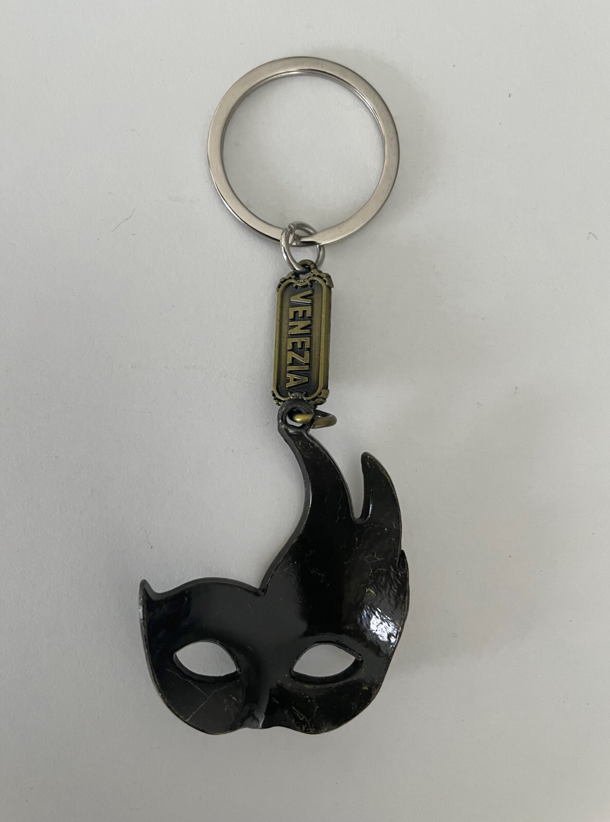 (Venetian Carnival Mask) Venice 5cm Mask Keychain Cast Metal Venezia ...