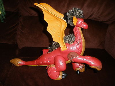 2008 Imaginext Brick Red Dragon with Fuzzy Hair for Interactive Play by ...