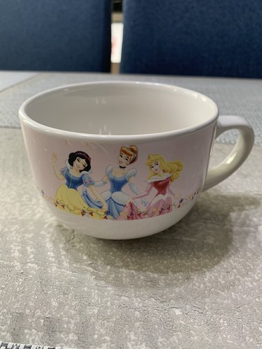 Gibson Disney Princess Soup Mug Belle Cinderella Sleeping Beauty 12 ...