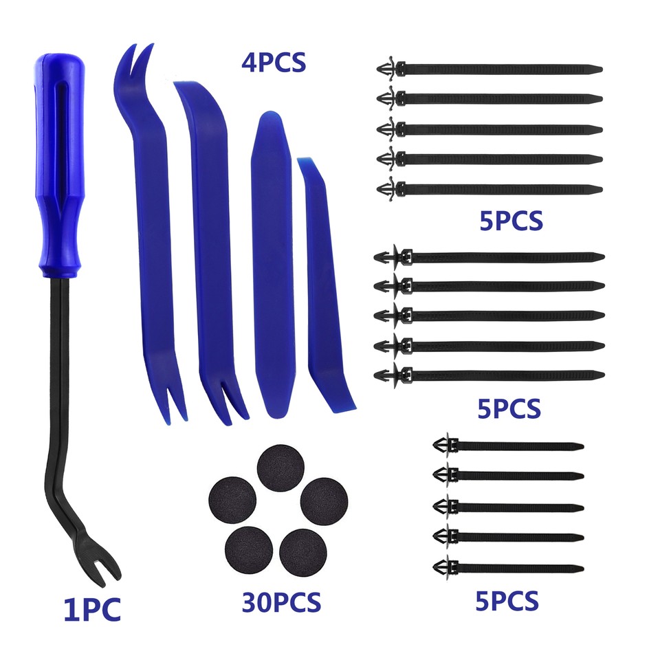 850PCS Car Fasteners Clips Xmas Tree Retainer Plastic Rivets Retainer ...