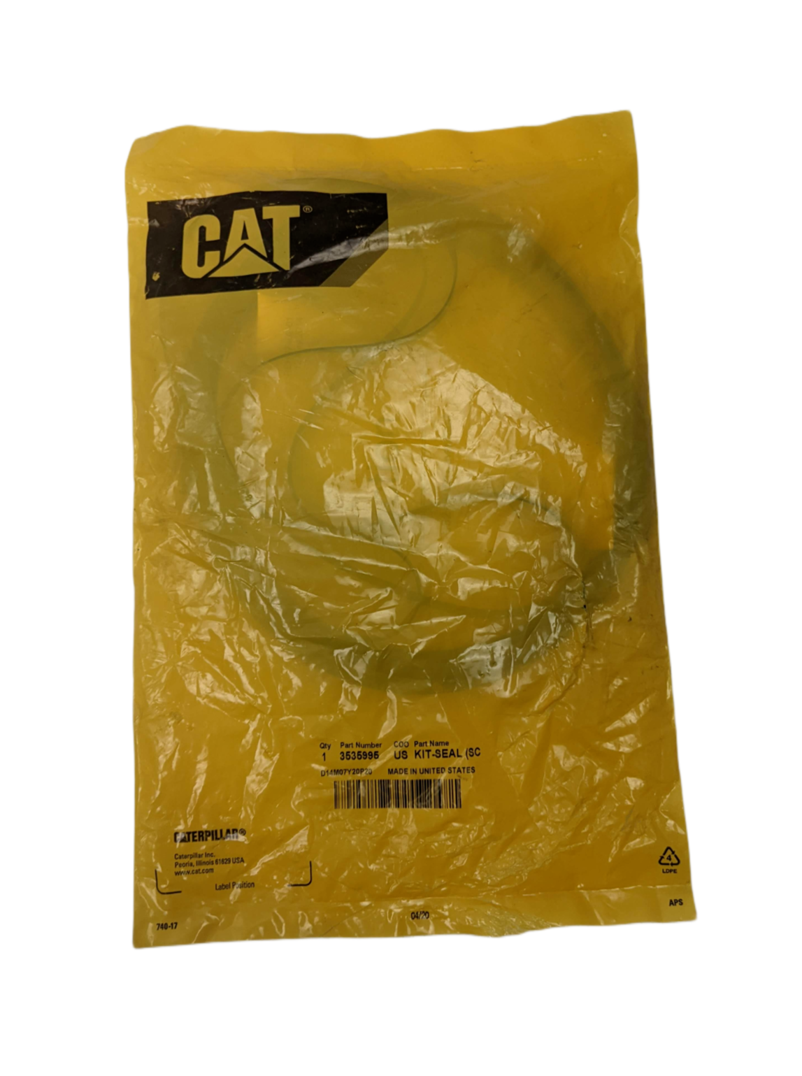 Genuine OEM Caterpillar Single Cylinder Liner Kit 353-5995 - Out of Box ...