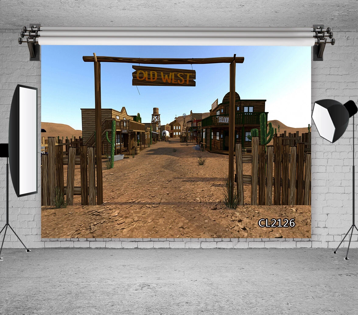Wild West Town Background