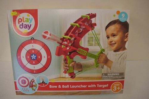 Bow and Ball Launcher with target Play Day Ages 3 and Up | eBay