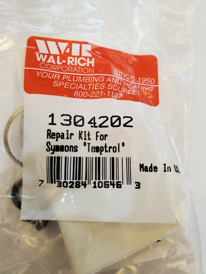 Repair Kit washer gasket set for Symmons Temptrol Series T-11, 1304202 ...