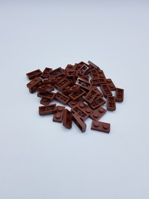 LEGO LOT 50 X PLATE 1X2 REDDISH BROWN REF 3023 / 4211150 *NEUF* | eBay