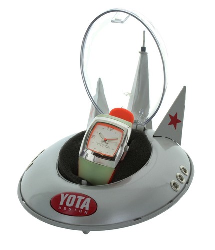 Vintage Unusual Space YOTA Watch Timepiece All Stainless New Old Stock ...